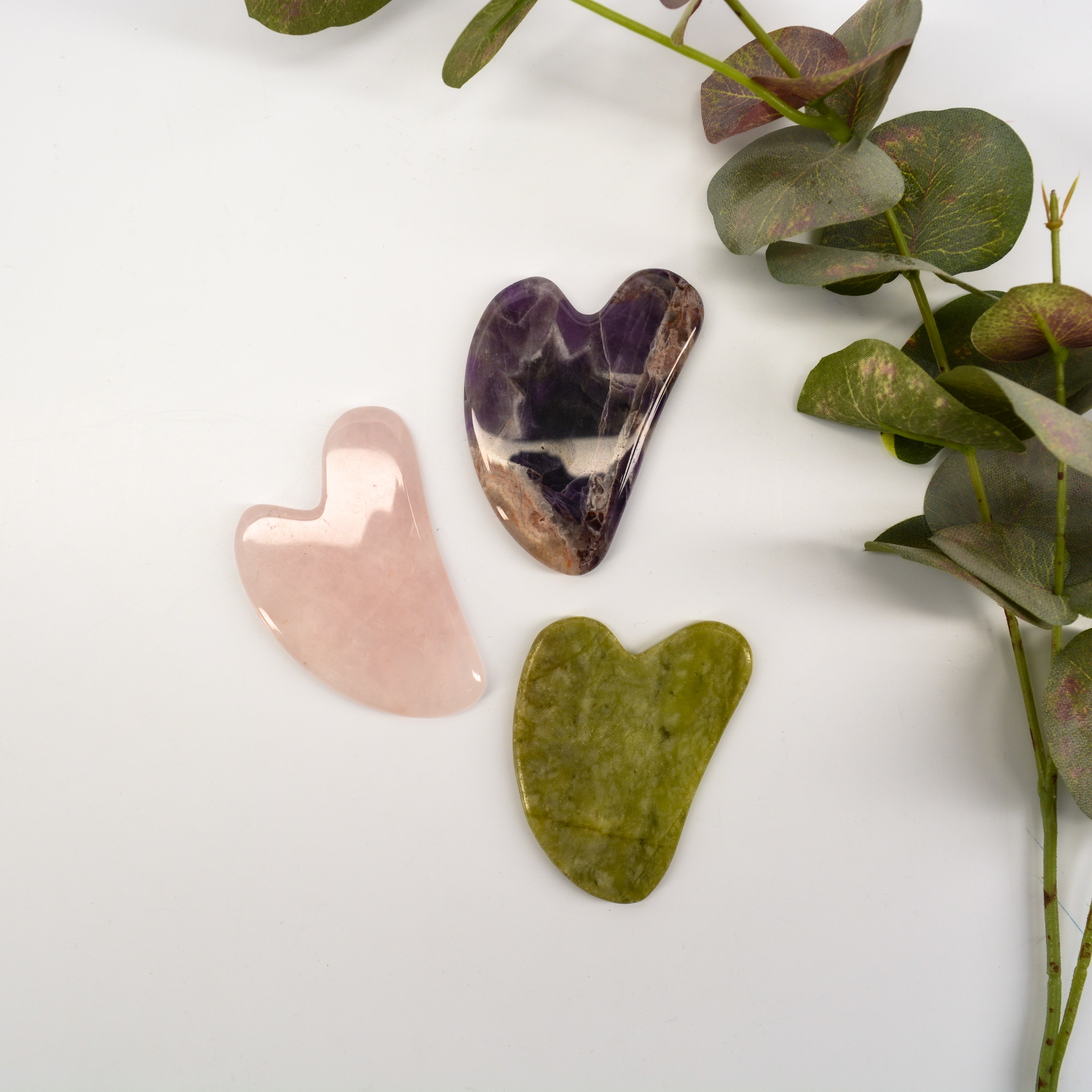 Gemstone Gua Sha Facial Stone | Plastic Free | Marley's Monsters
