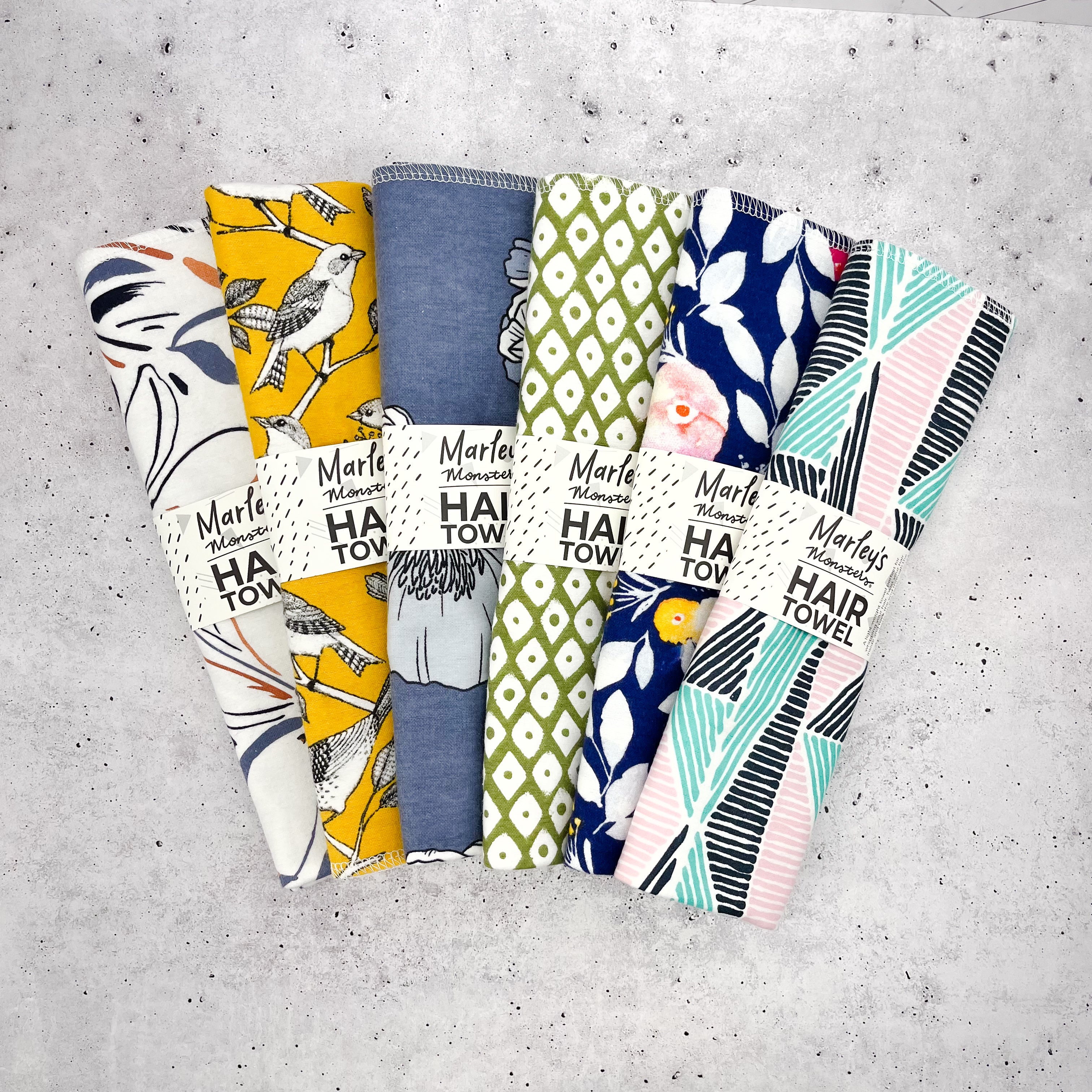 Hair Towel: Flannel – Marley's Monsters