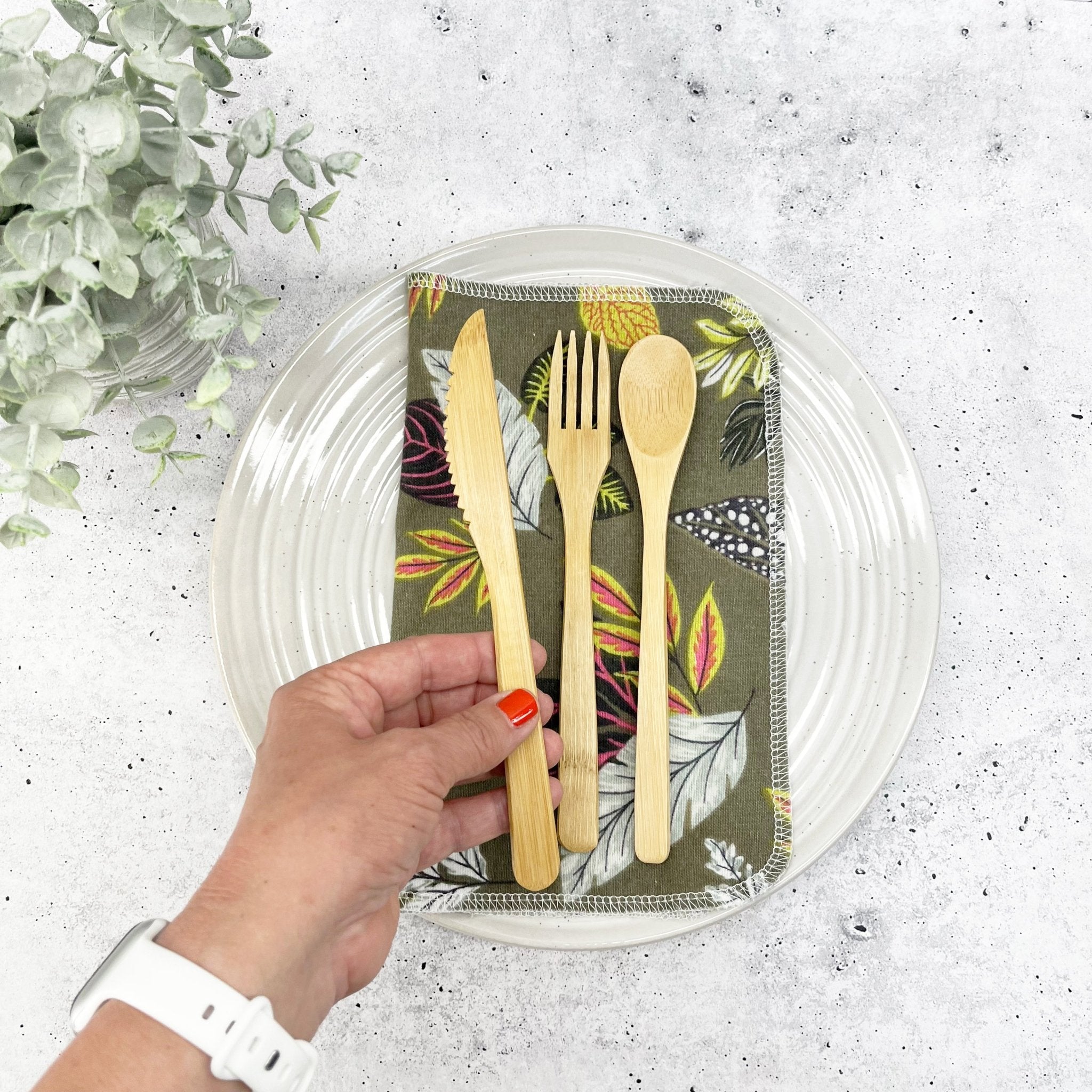 Bamboo Cutlery - Reusable Cutlery | Marley's Monsters