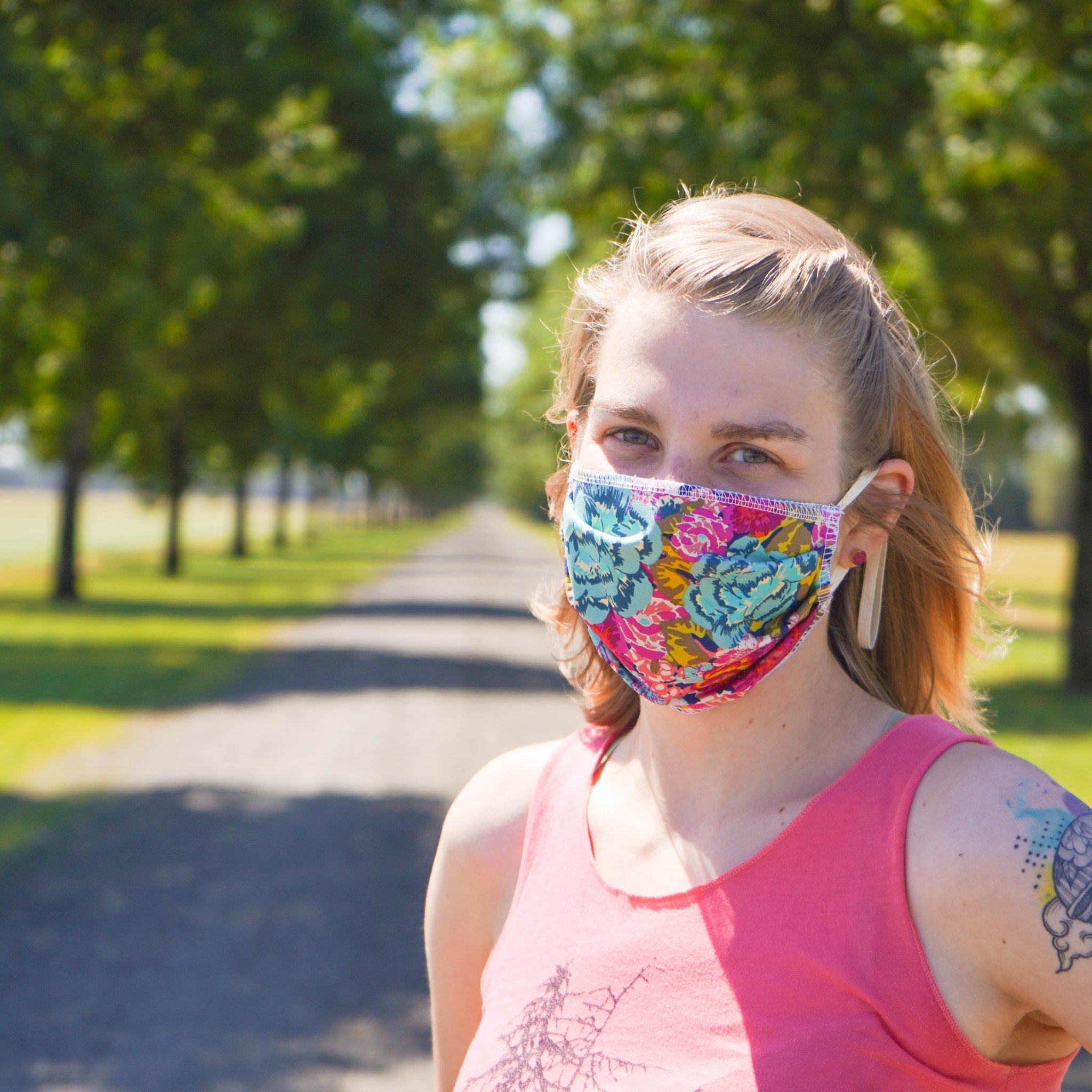 *SALE* Face Mask: Ear Loops - Lightweight Cotton – Marley's Monsters