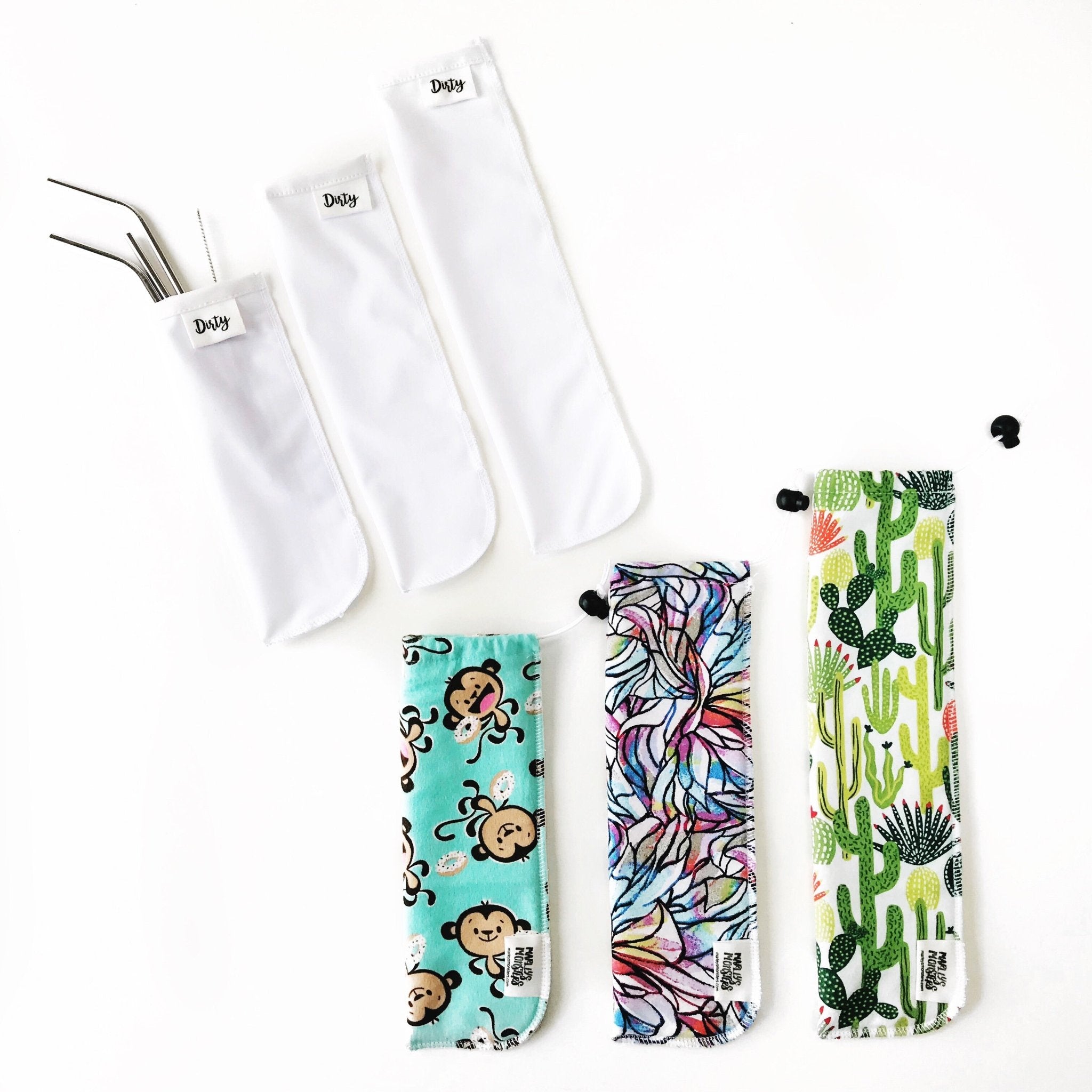 Straw Pouch - Straw Holder | Marley's Monsters