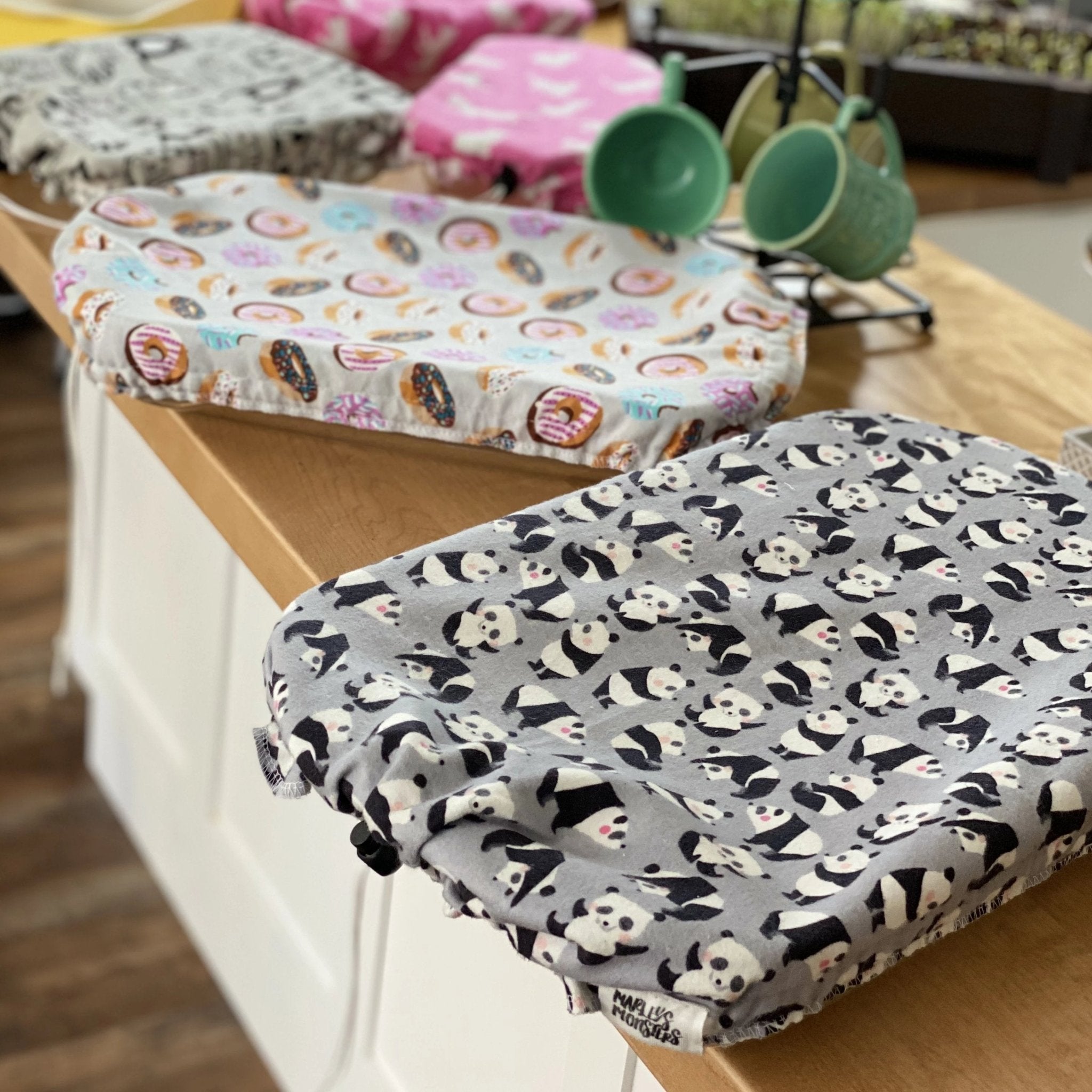 Flannel Pan Covers - Reusable Pan Covers | Marley's Monsters
