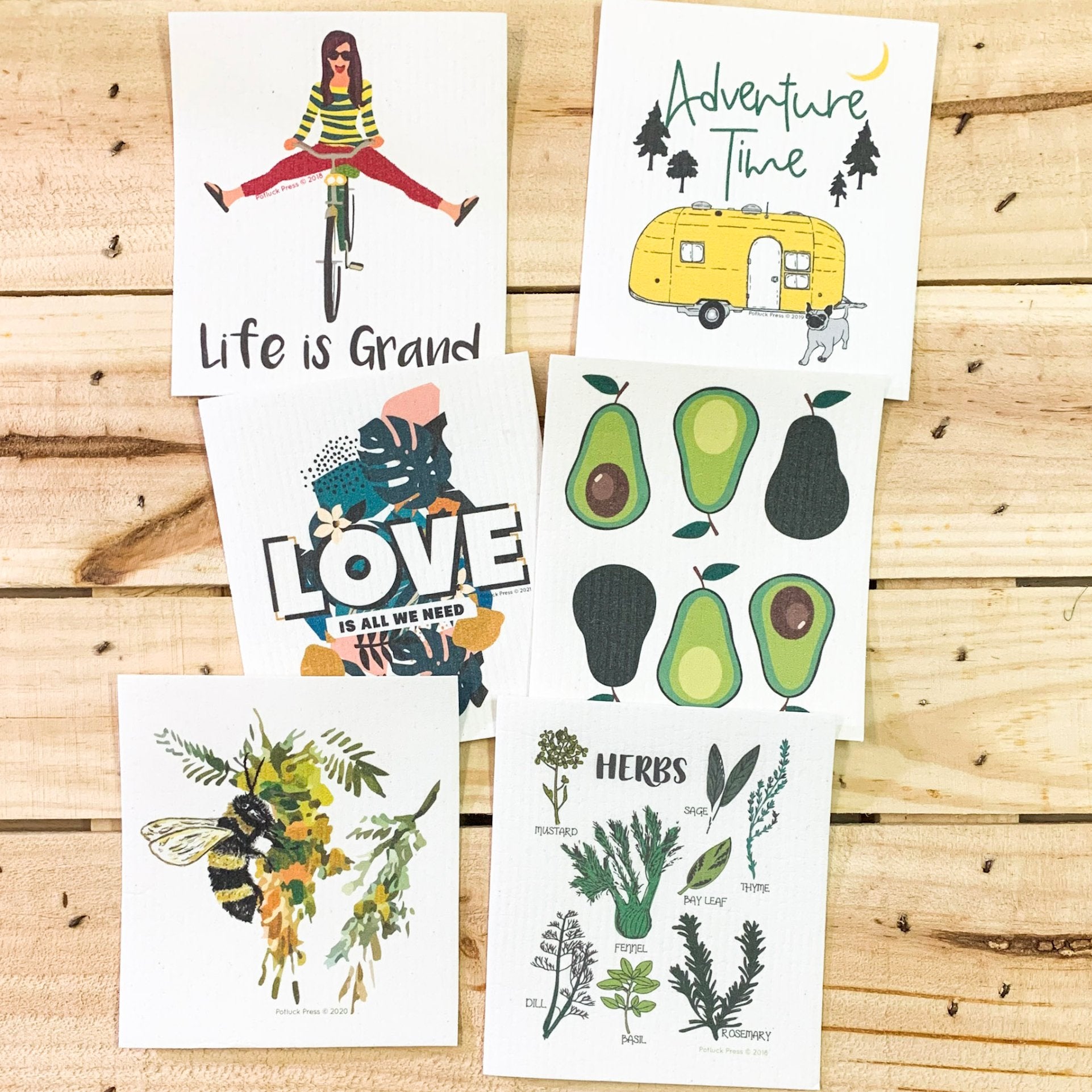 Swedish Dish Cloth | Reusable Dishcloth | Marley's Monsters